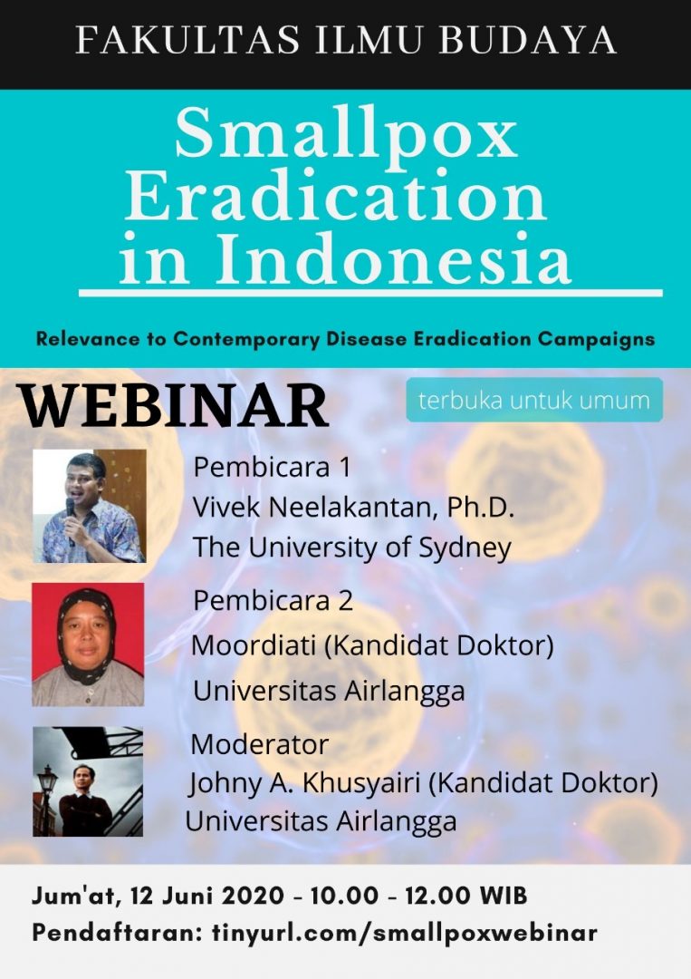 Webinar Smallpox Eradication in Indonesia